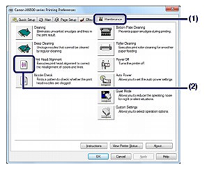 Aligning the Print Head
